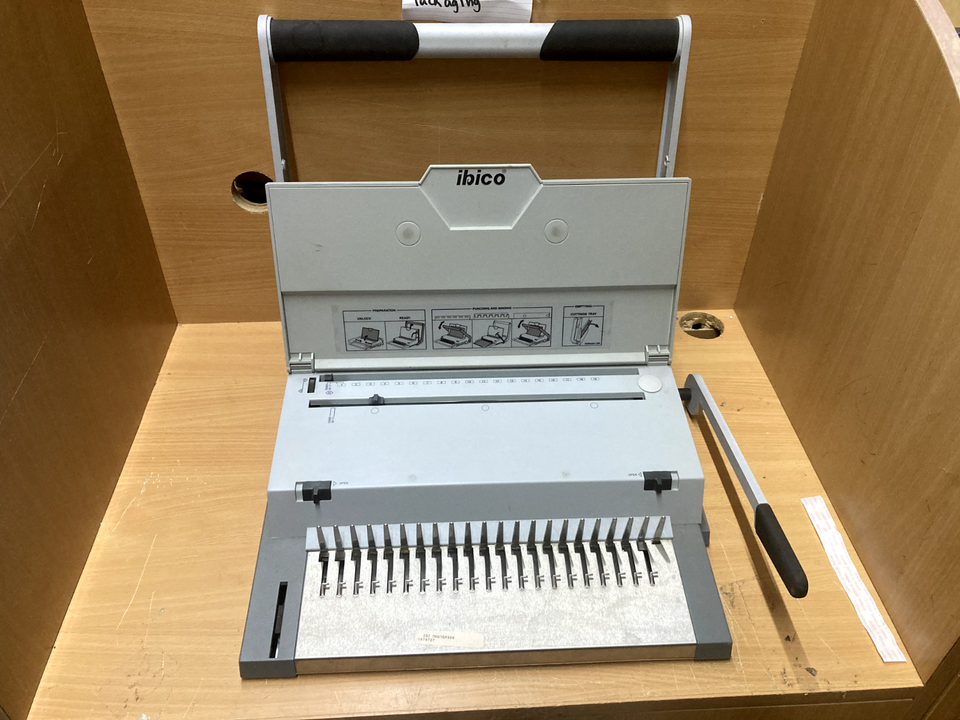 IBICO IBIMASTER 300 COMB BINDING MACHINE - (MISSING SHRED TRAY) | eBay