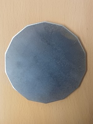 Mild Steel 14 sided ( tetradecagon) plasma Cut Sheet Plate Blanks 4mm ...