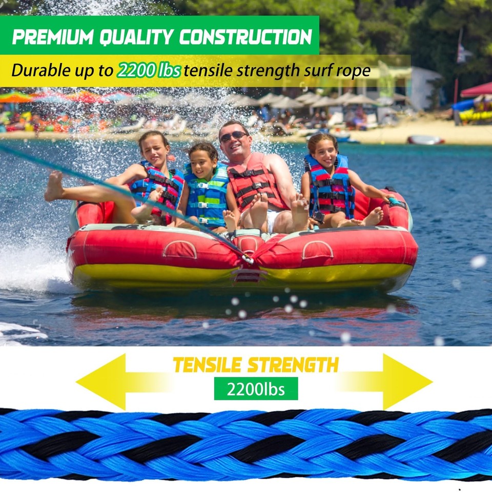 ASVAEVAS Self Centering Boat Tow Harness for Tubing, Boat Tow Rope ...