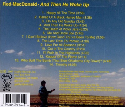 ROD MACDONALD - AND THEN HE WOKE UP NEW CD 76605222420 | eBay UK