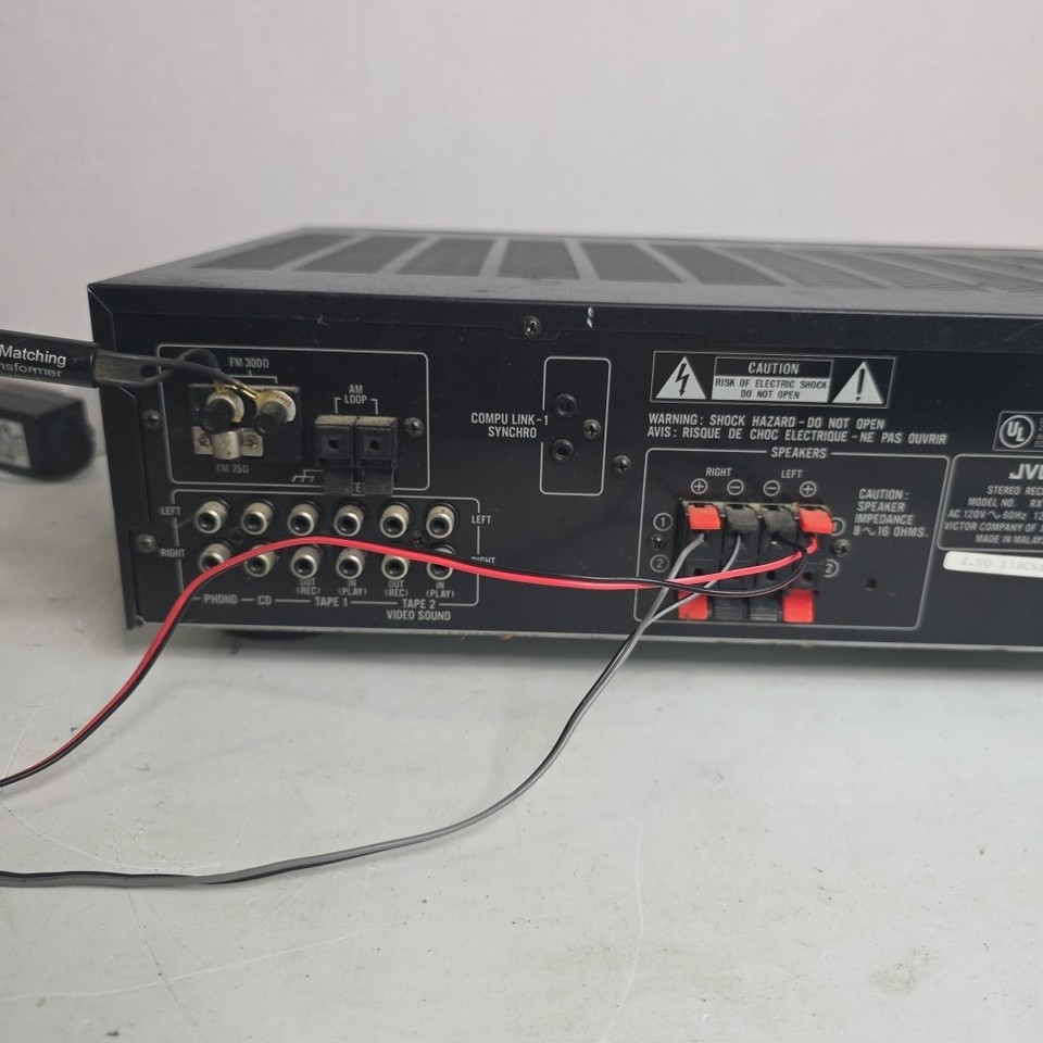 JVC RX-208 FM/AM Digital Synthesizer Receiver w/ Tuning, Phono, Tape | eBay