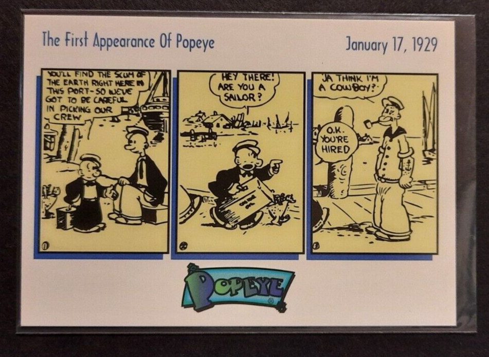 POPEYE Trading Cards "First Appearance" Promo Card #4 of 4 Card ...