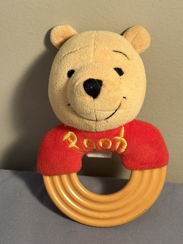 Disney: The First Years Winnie The Pooh Rattle Plush Magnet Toy for ...