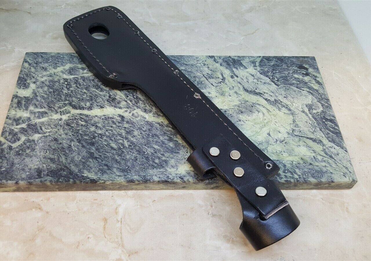 BUCK Black 108 FROE Machete Sheath Leather Fixed Blade Knife Belt ...