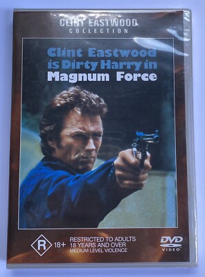 Magnum Force (DVD, 1973) NEW & SEALED** Clint Eastwood Rated R18 ...