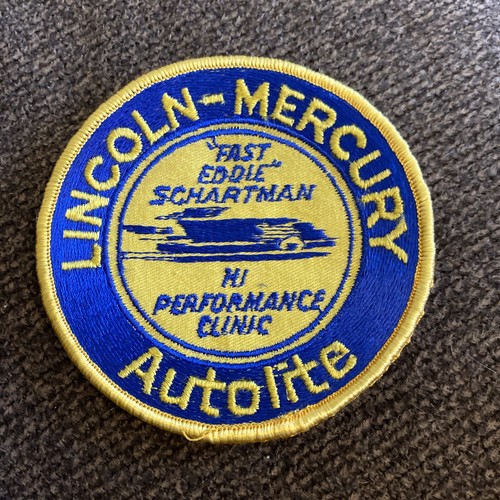 VTG LINCOLN -MERCURY Fast Eddie Shartman Autolite Sew On Patch | eBay