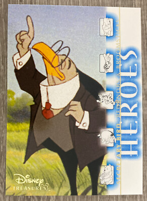 Upper Deck Disney Treasures Villains #245 Secretary Bird Bedknobs ...