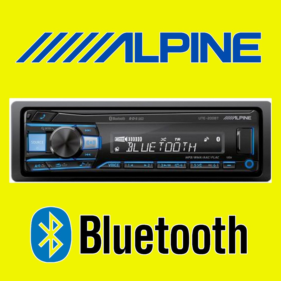ALPINE CAR/Van Bluetooth USB Stereo iPhone Android Ready Mechless Aux ...