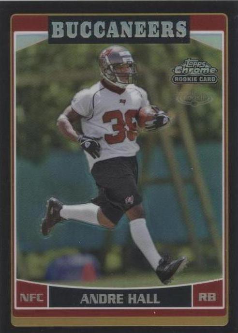 2006 Topps Chrome - Andre Hall #199 Black Refractor /199 (RC) for sale ...