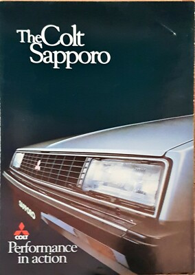 Mitsubishi Colt Sapporo Brochure 1980 | eBay UK