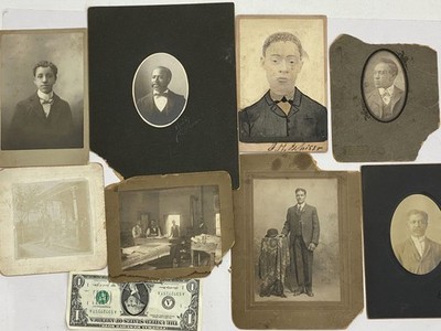 (8) ANTIQUE *BLACK AMERICAN KANSAS* Sepia CABINET CARDS* PHOTOGRAPHS | eBay