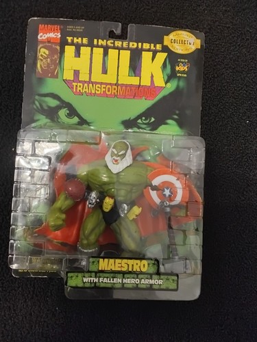 Vintage 1997 Toybiz Incredible Hulk Transformations Maestro Marvel Toy ...