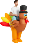 Inflatable Turkey Costume for Adults Funny Blow-Up Halloween ...