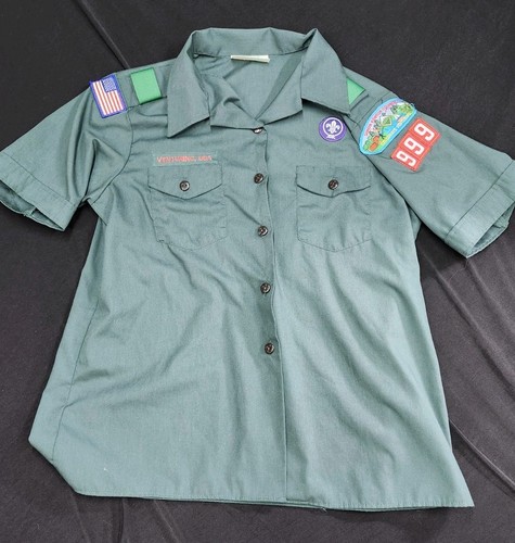 Vintage Venture Crew Boy Scouts Of America Womens XL Blouse Uniform ...