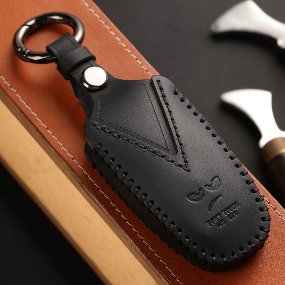 Leather Remote Key Chain Ring Cover Case Shell For Ford F250 F450 F550 ...