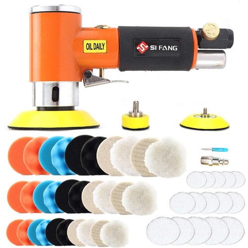 Mini Air Sander, 48PCS 1/2/3 Inch Small Pneumatic Random Orbital Sander ...