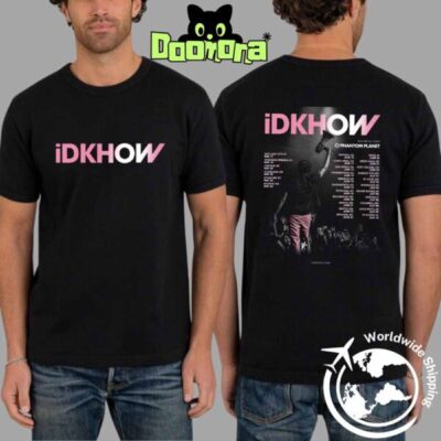Idkhow 2025 Tour Dates Fan Gifts Two Sides Classic T-Shirt | eBay
