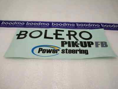 Sticker for MAHINDRA BOLERO PIK-UP 1ST GEN - 0108EF0800N | eBay
