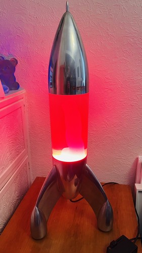 Mathmos Lunar Lava Lamp Giant Rocket Vintage Rare VGC Stunning ...