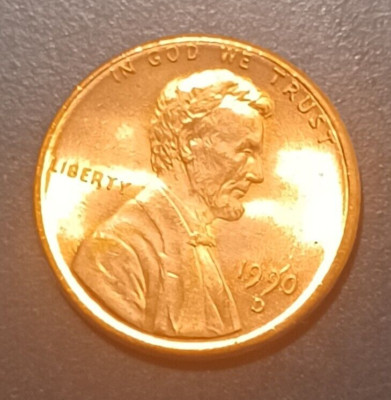 1990-D Lincoln Memorial Cent Penny US Coin Wide AM Doubling Rims (#2 ...