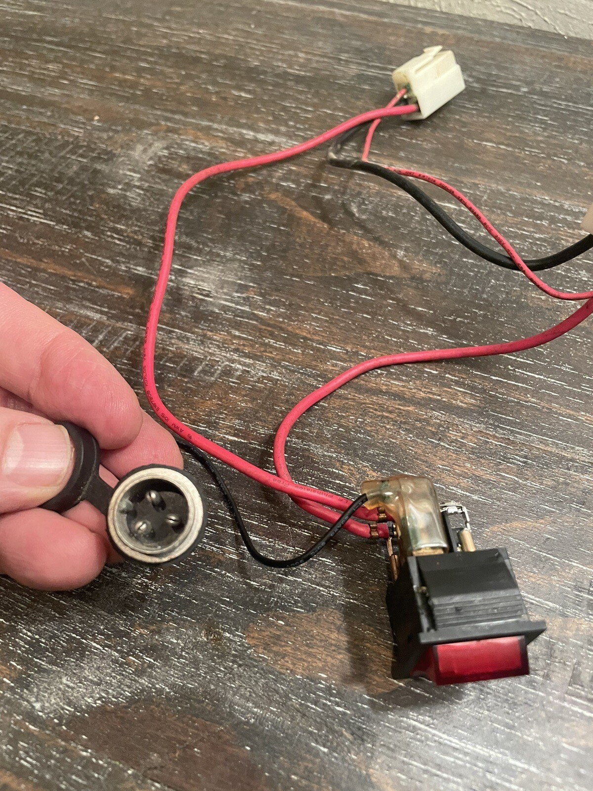 Razor W25141012106 E100 E200 E300 Charger Port 2 Wires 3 prong Power ...