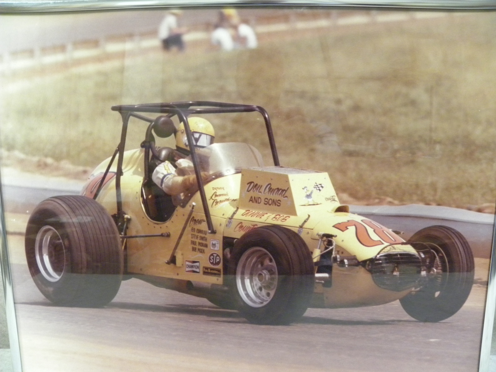 Large Original Vintage Midget Sprint Car Racing Photograph Photo ...