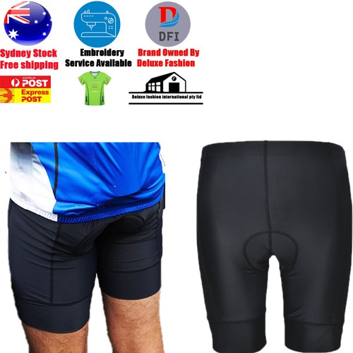 MENS CYCLING SHORTS ELASTIC WAIST CROPPED CYCLING SHORTS WITH CHAMOIS ...