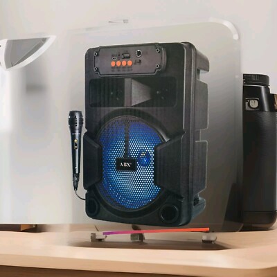 bluetooth speaker AUDIOBOX 500w p.m.p.o with microphon ABX-652R 3lb 14 ...