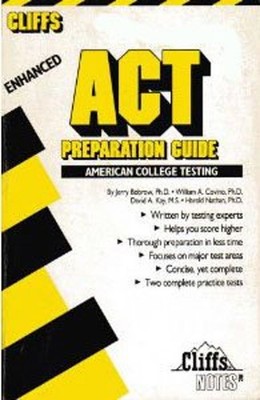 Cliffs Enhanced American College Testing Preparation Guide Paperb ...