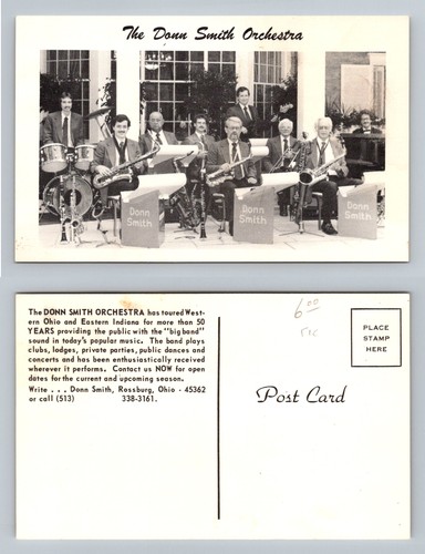Rossburg, OH-Ohio, Donn Smith Orchestra Big Band Group Vintage Postcard ...