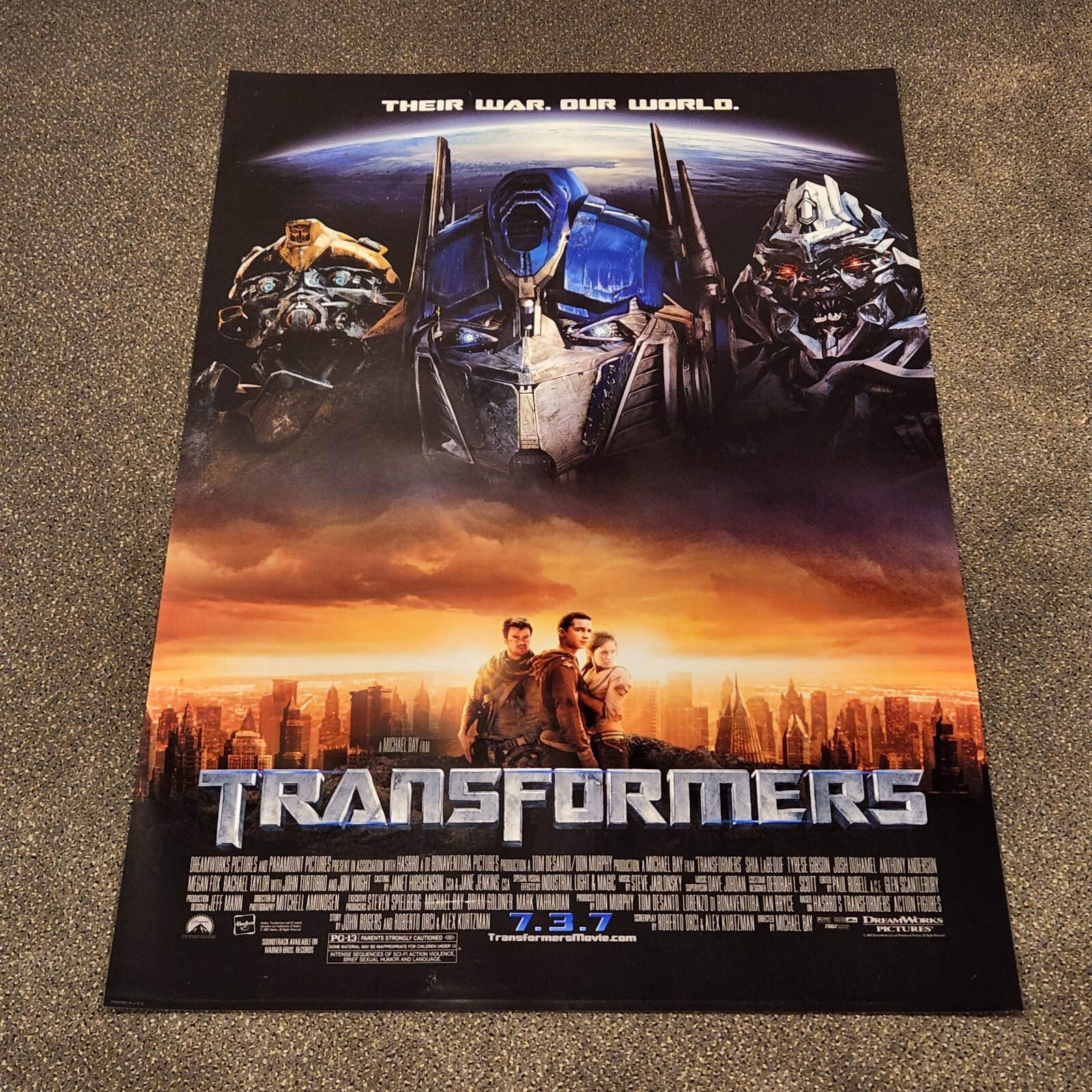 Transformers Movie Poster 2007