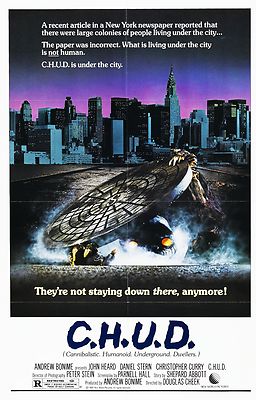 C.H.U.D. Movie Poster Horror CHUD 80's | eBay
