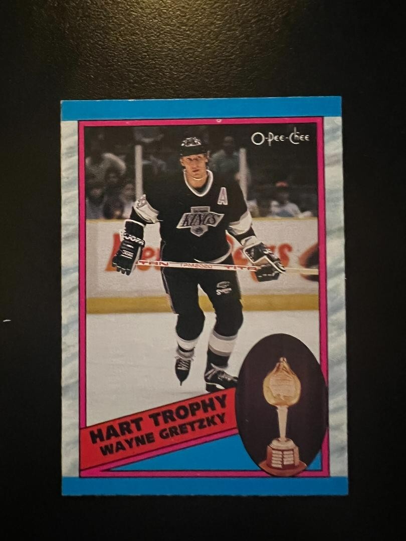 1989 O-Pee-Chee Wayne Gretzky - Hart Trophy #320 HOF Kings *FREE ...