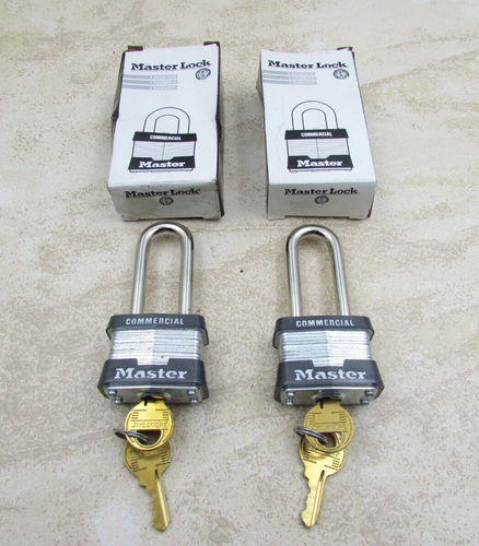2 Pack Master Lock Company Commercial 3KALH Keyed Alike Padlock 2 ...