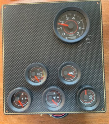 Grady White OMC Single Engine Gauge Panel with Multifunction Tach | eBay