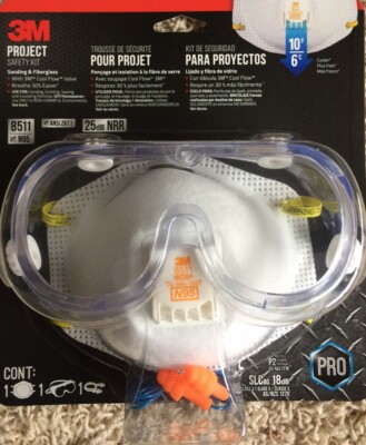 N Grade 95, Project safety kit, ----6 COUNT----, brand new, shipped ...