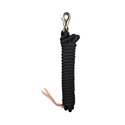 Kensington Lead Rope Nylon Braided Leather Popper Swivel Snap KTL 25' F ...
