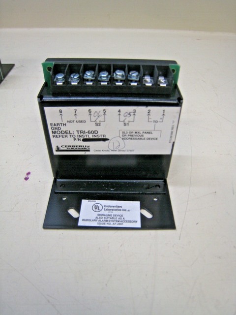 Siemens Cerberus PYROTRONICS Tri-60d Fire Alarm Interface Module for ...