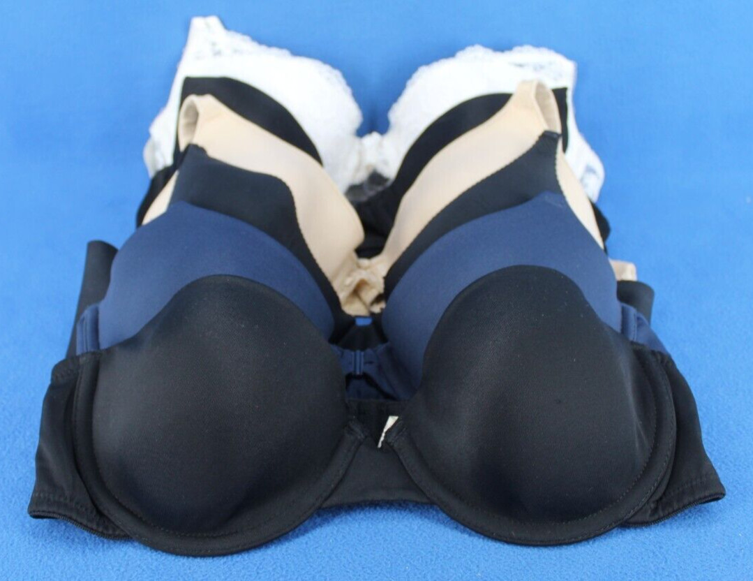 Maidenform Underwire Lined T-Shirt Bra Bundle Lot Siz… - Gem