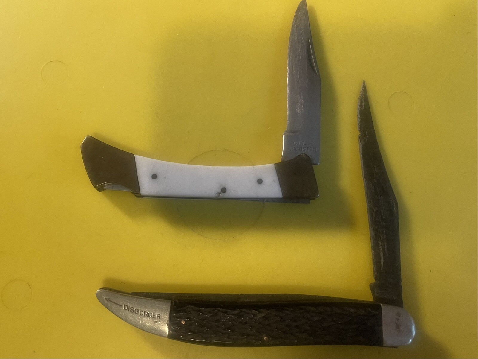 CAMCO USA FISHING KNIFE 2 BLADE DISGORGER VINTAGE USA+KNIFE 3/3.25”SS ...