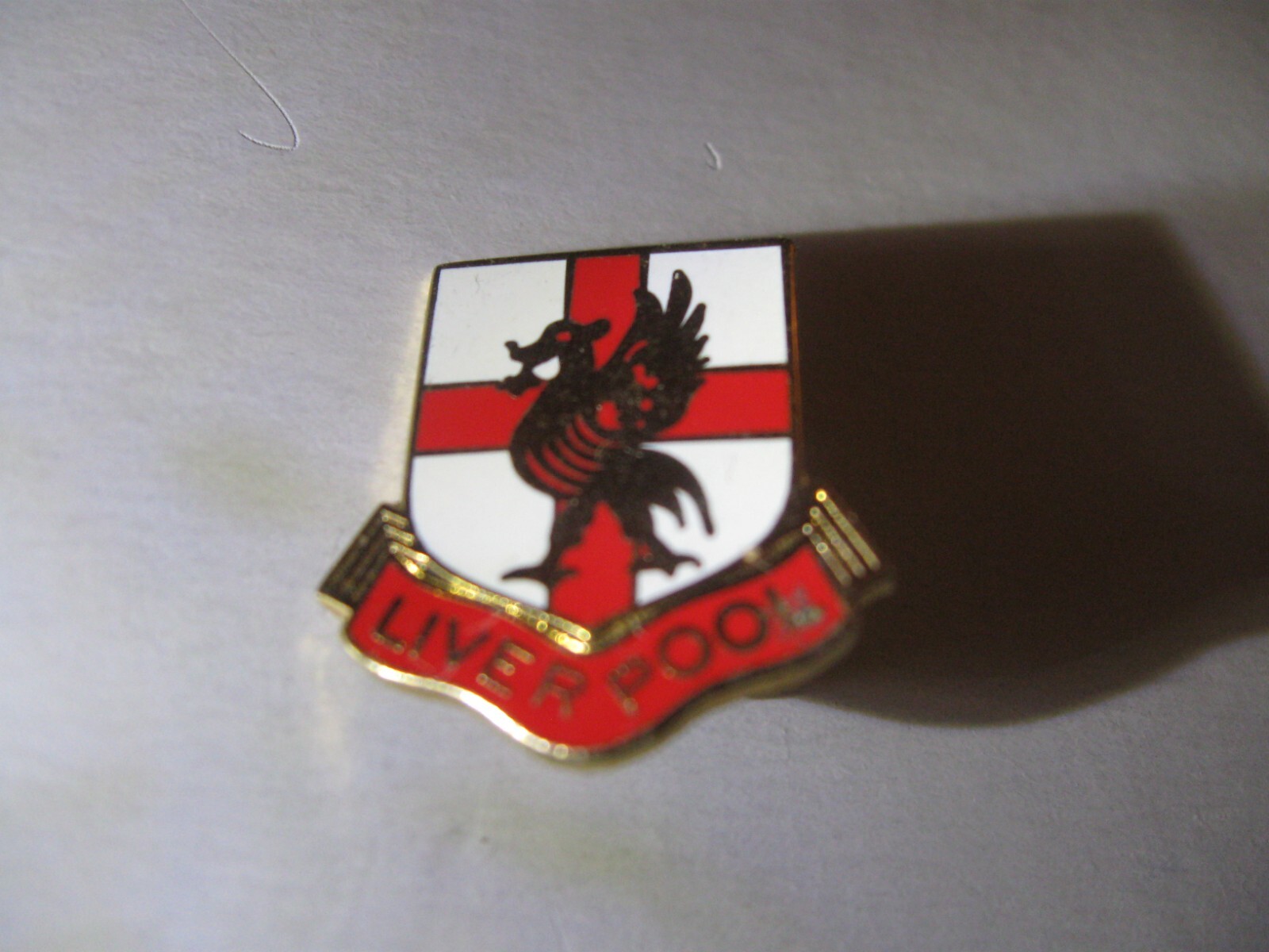 LIVERPOOL FOOTBALL CLUB SHIELD (400) ENAMEL BROOCH PIN BADGE | eBay