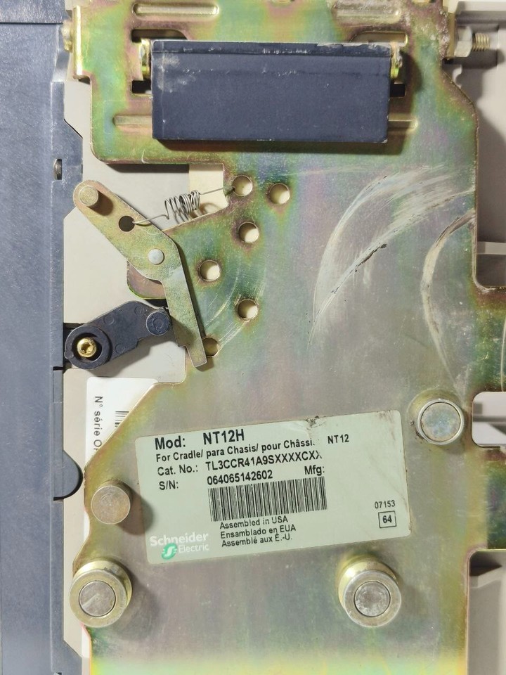 SQUARE D MASTERPACT NT 12 H 3POLE 1200A CIRCUIT BREAKER | MICROLOGIC 3 ...