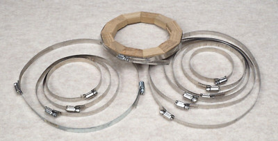 LARGE ASSORTED SIZE HOSE CLAMPS FOR GLUING SEGMENTED RINGS | eBay