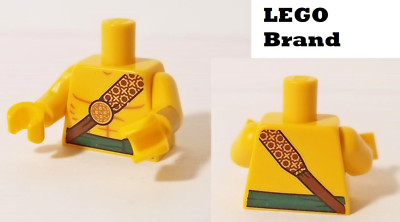 LEGO Muscles Bare Chest Warrior Torso Gold Sash Minifigure 2016 ...