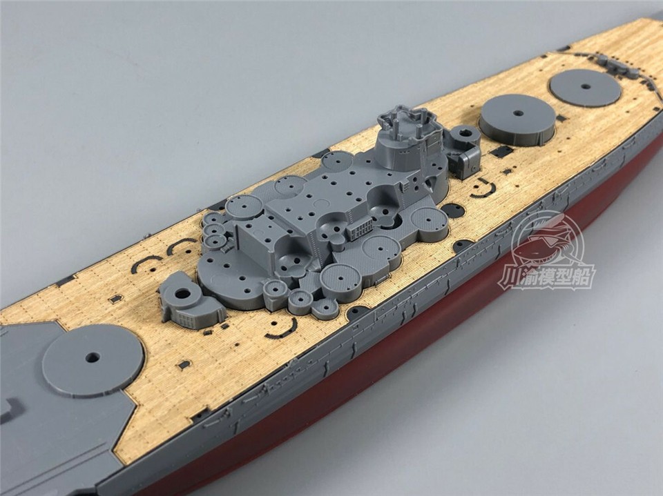 TMW 1/700 Wooden Deck for Fujimi 460024 Japanese Battleship Musashi ...