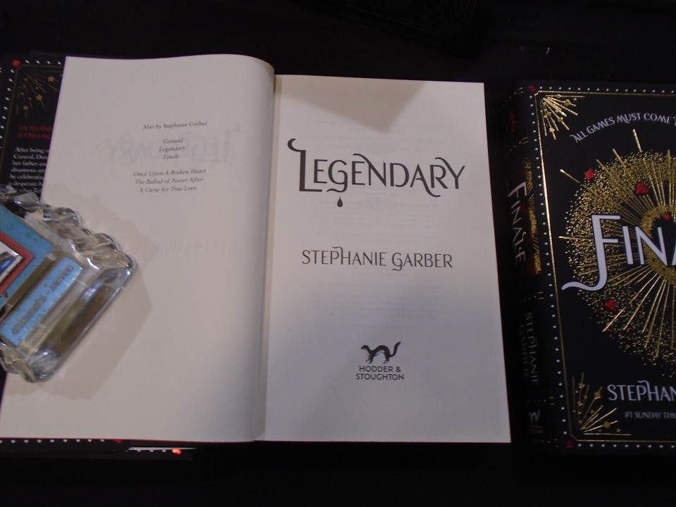Signed Stephanie Garber Caraval Collection Deluxe Box Set Sprayed Edges ...