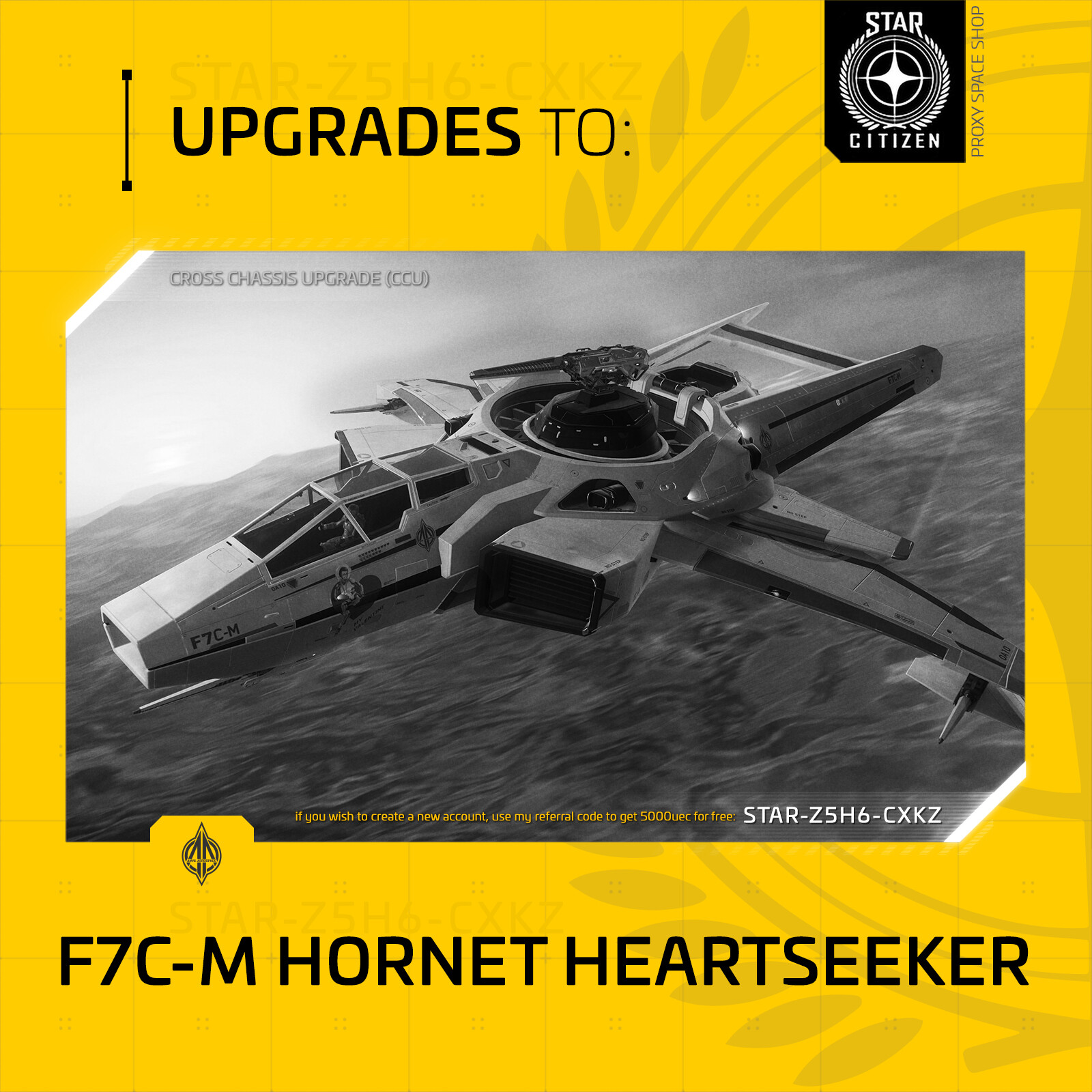 Star Citizen - ANVIL F7C-M SUPER HORNET HEARTSEEKER - UPGRADE - (CCU ...