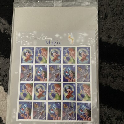 Disney Magic The Art Of Disney Stamp Sheet of 20 41 Cents New Sealed | eBay