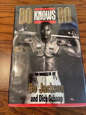 Bo Knows Bo by Bo Jackson Book Autographed 1990 1st Edition Hardcover ...