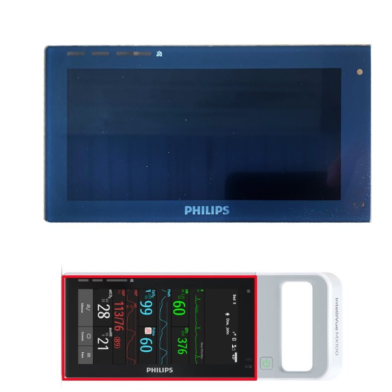 LCD DISPLAY Touch screen Digitizer For Philips IntelliVue MX100 x3 ...